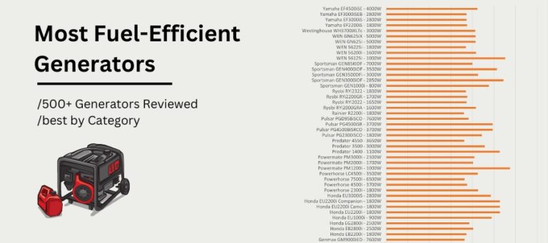 10 Most Fuel-Efficient Generators of 2023 [500+ Generators Reviewed ...